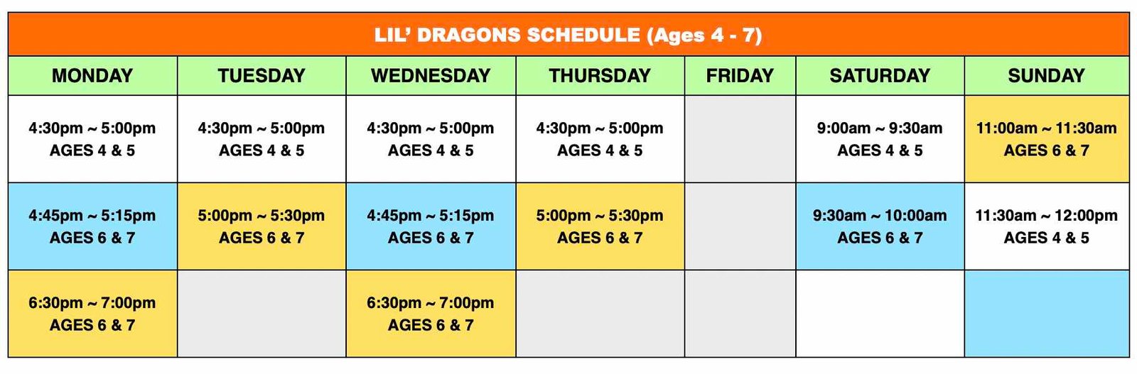 Best Kids Karate Toronto | Age-specific classes for ages 4 - 7